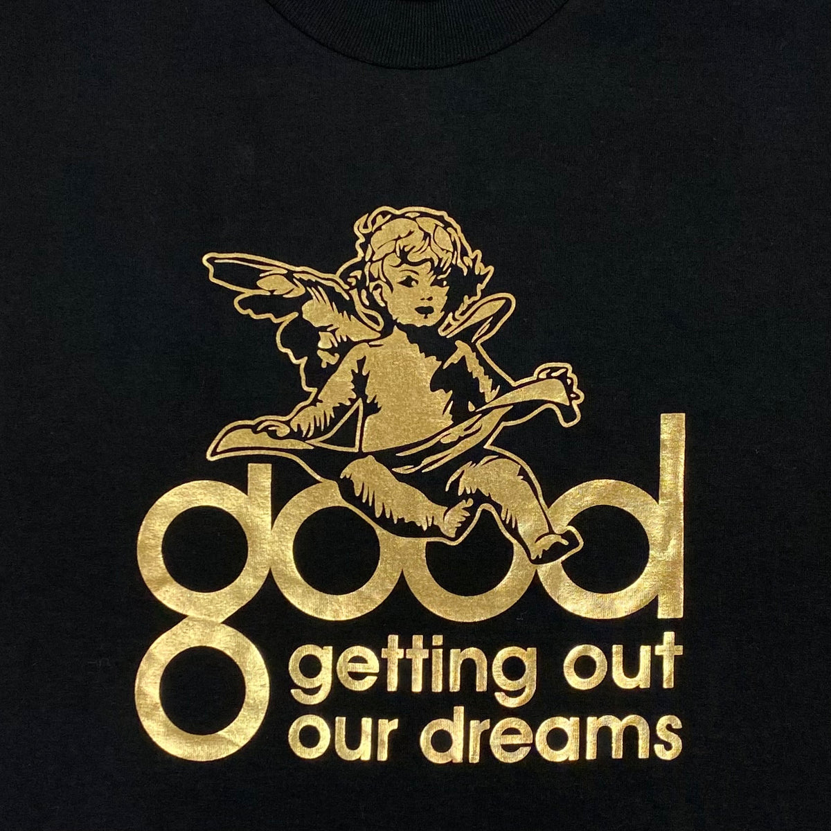 Good Music 2005 OG Angel Logo Tee In Black – Paris Saint